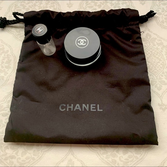 CHANEL | Bath & Body | Chanel Drawstring Pouch With Perfume And Lotion ...